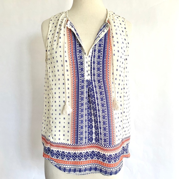 Collective Concepts | Tops | Collective Concepts Printed Boho Blouse ...